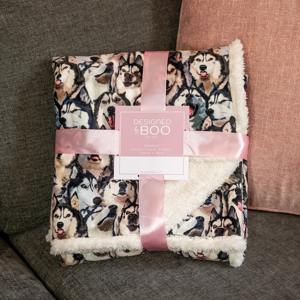 Blanket - Husky Vibe - Designed by Boo