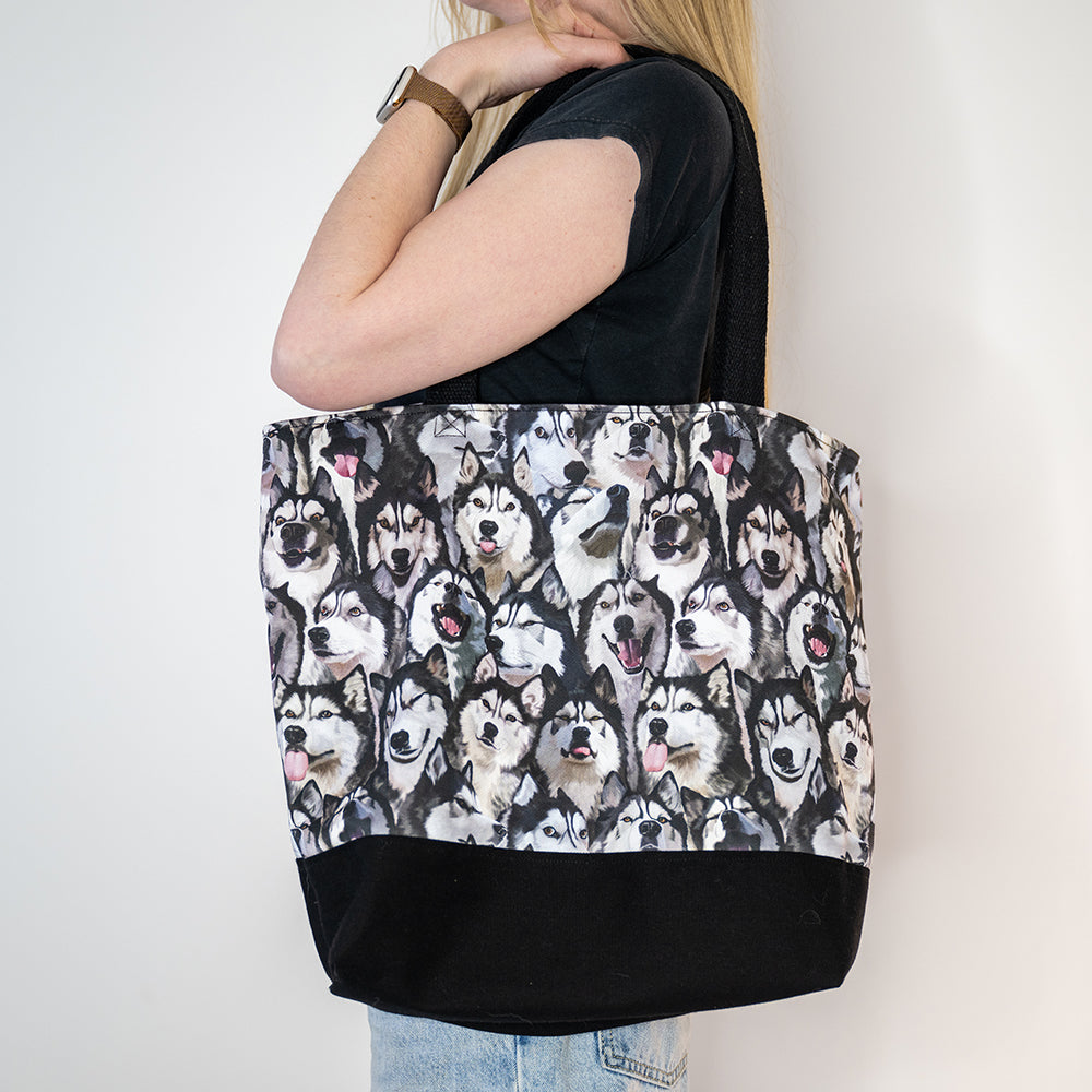 Tote Bag – Husky Vibe - Designed by Boo