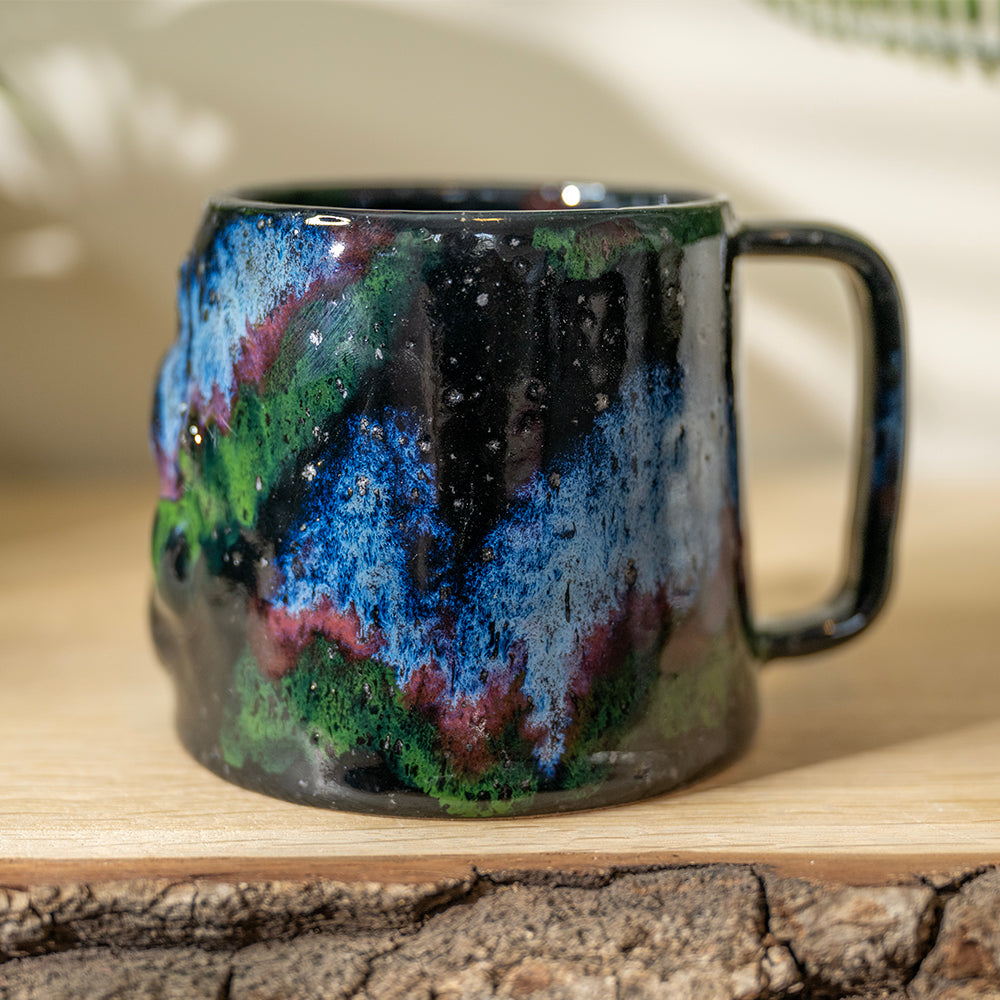 Mug - Paw Print - Blue - Designed by Boo